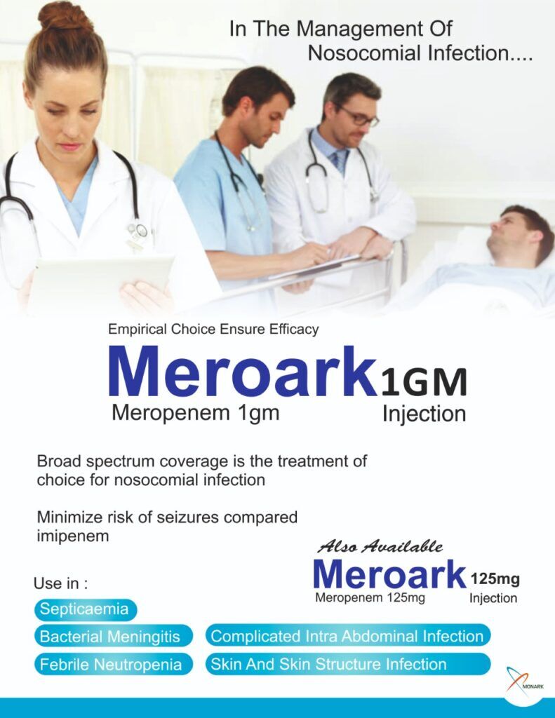 Meropenem 1gm Injection | Antibiotic Range | Monark Criticare